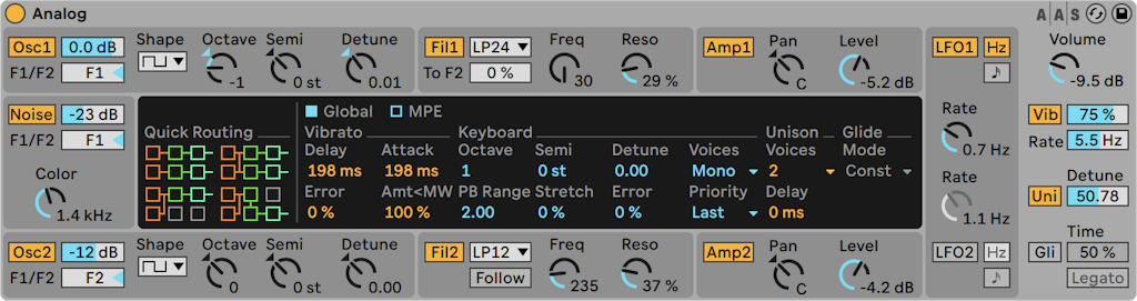 Live Instrument Reference — Ableton Reference Manual Version 11 | Ableton