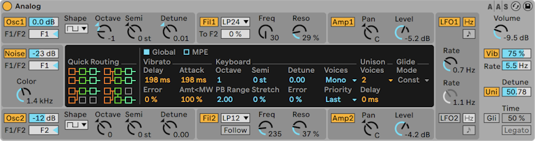 Live Instrument Reference — Ableton Reference Manual Version 11 | Ableton