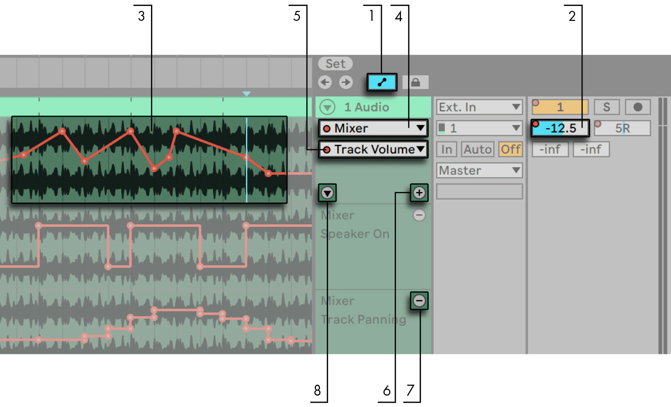 Automation and Editing Envelopes — Ableton Reference Manual Version 11 | Ableton