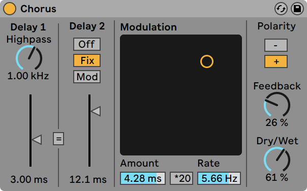 Live Audio Effect Reference — Ableton Reference Manual Version 11 | Ableton