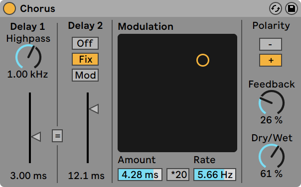 Référence des effets audio de Live — Ableton Reference Manual Version ...