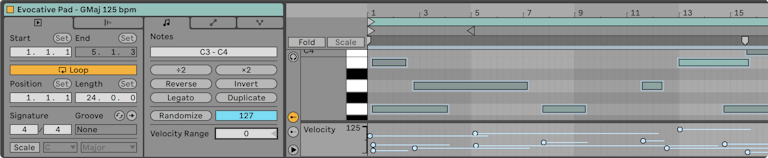 Clip View — Ableton Reference Manual Version 11 | Ableton