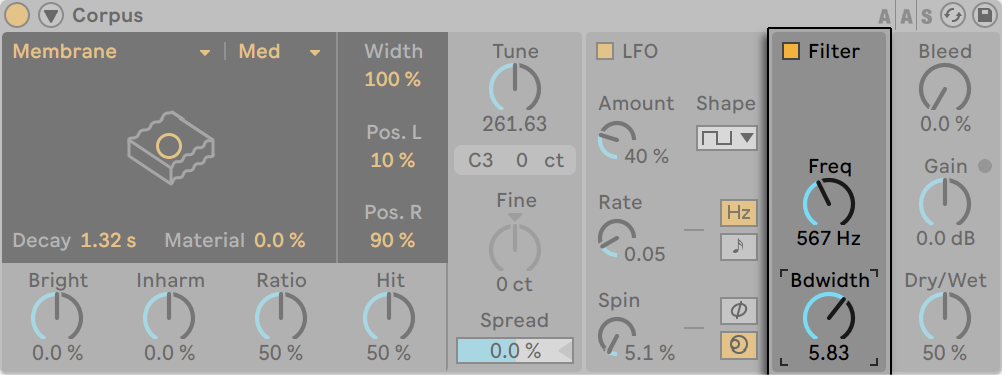 Référence des effets audio de Live — Ableton Reference Manual Version ...