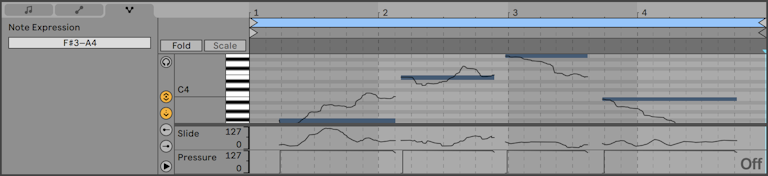 编辑 MPE — Ableton Reference Manual Version 11 | Ableton