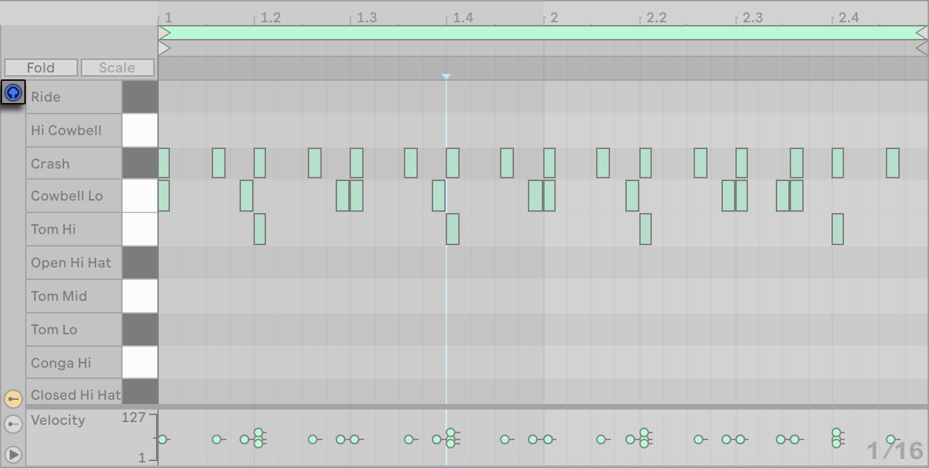 Éditer les notes MIDI et leur dynamique — Ableton Reference Manual ...