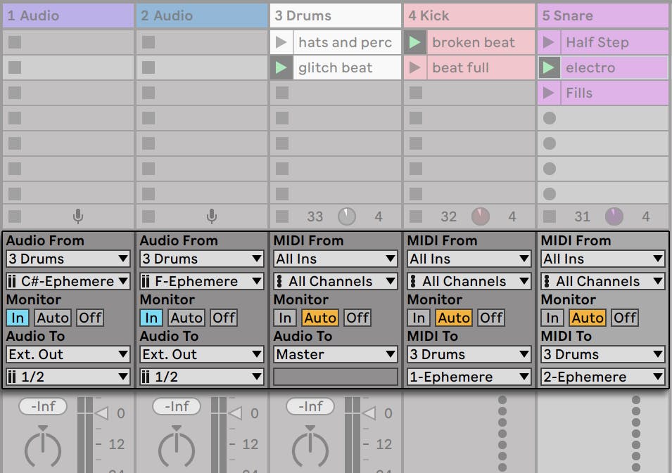 Routing and I/O — Ableton Reference Manual Version 11 | Ableton