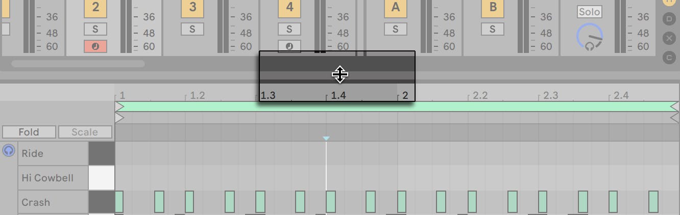 Editing MIDI Notes and Velocities — Ableton Reference Manual Version 11 ...