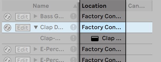 Managing Files and Sets — Ableton Reference Manual Version 11 | Ableton