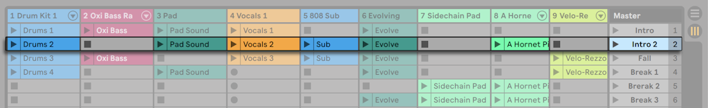 Session View — Ableton Reference Manual Version 11 | Ableton