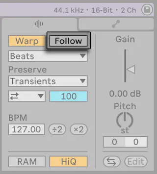 Audio Clips, Tempo, and Warping — Ableton Reference Manual Version 11 ...