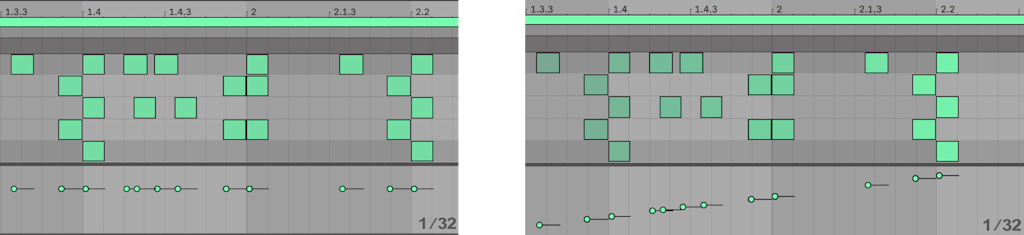 Editing MIDI Notes and Velocities — Ableton Reference Manual Version 11 ...
