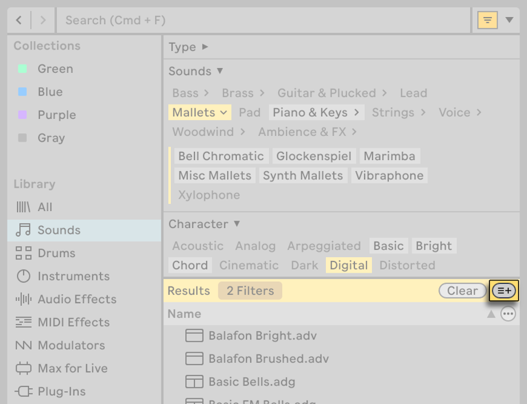 Working With The Browser — Ableton Reference Manual Version 12 Ableton