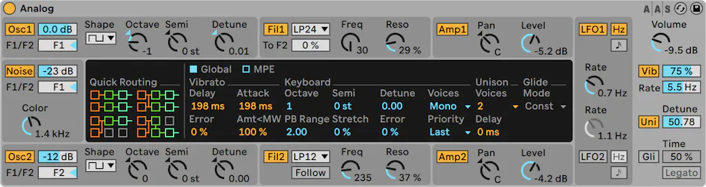 Live Instrument Reference — Ableton Reference Manual Version 12 | Ableton