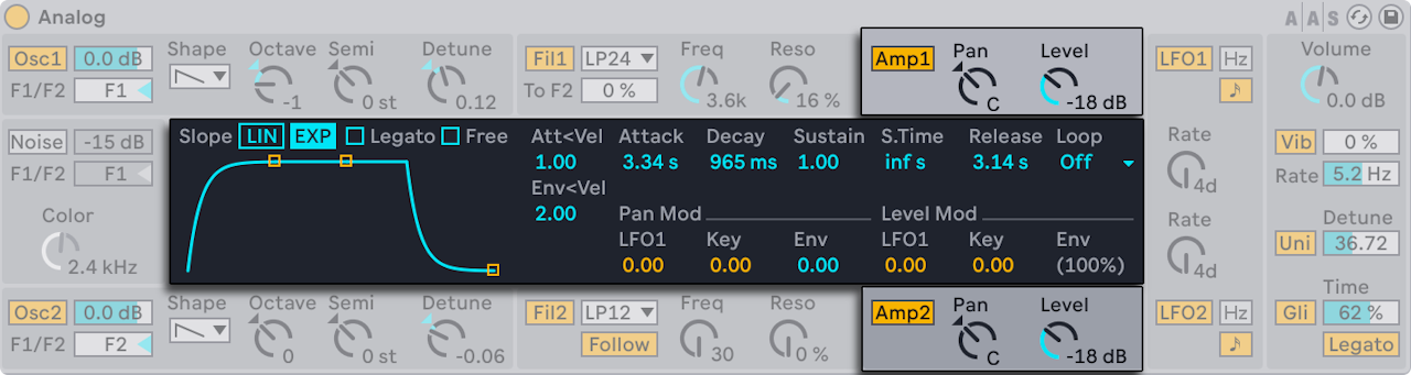 Live Instrument Reference — Ableton Reference Manual Version 12 | Ableton