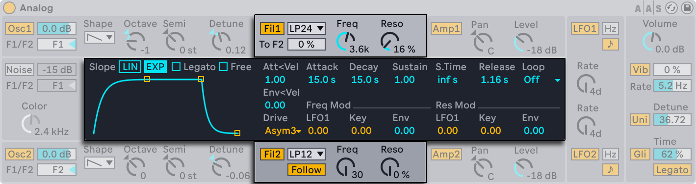 Live Instrument Reference — Ableton Reference Manual Version 12 | Ableton