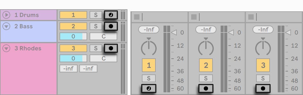 Recording New Clips — Ableton Reference Manual Version 12 | Ableton