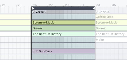 Arrangement View — Ableton Reference Manual Version 12 | Ableton