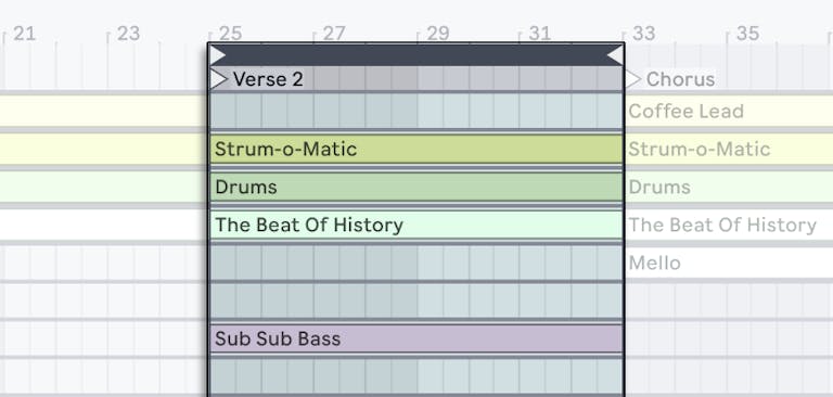 Arrangement View — Ableton Reference Manual Version 12 | Ableton