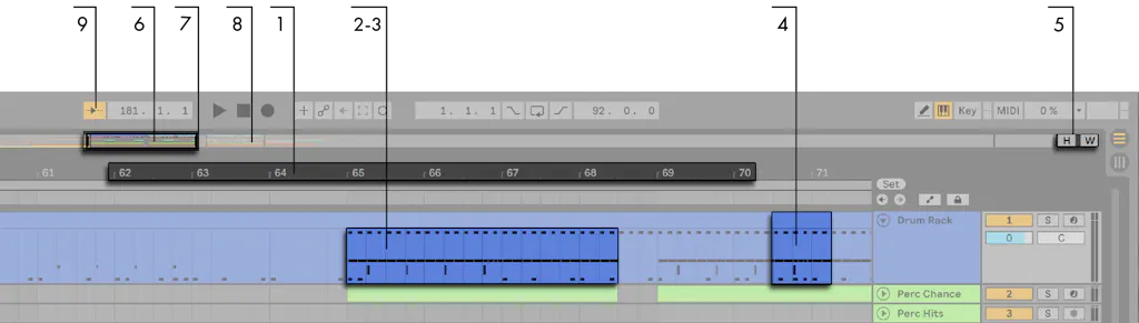 Arrangement View — Ableton Reference Manual Version 12 | Ableton