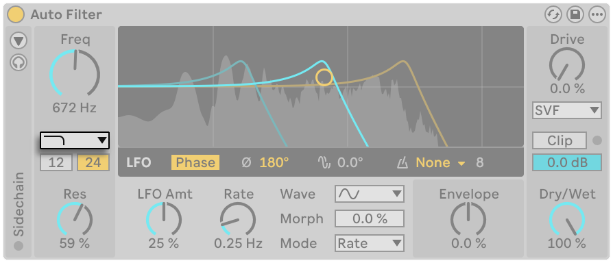 Live Audio Effect Reference — Ableton Reference Manual Version 12 | Ableton