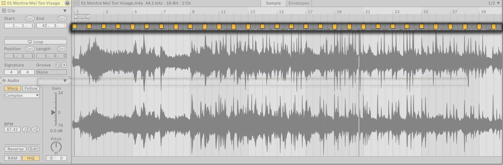 Audio Clips, Tempo, and Warping — Ableton Reference Manual Version 12 ...