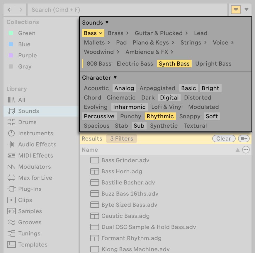 Working With The Browser — Ableton Reference Manual Version 12 Ableton