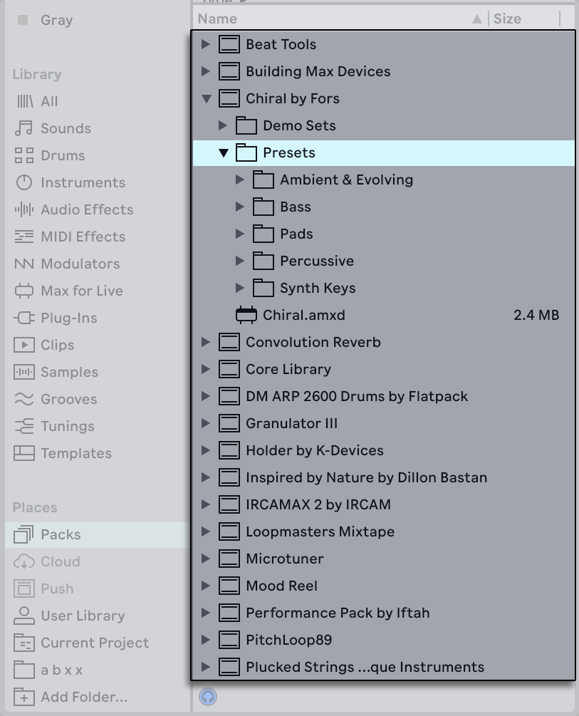 Working with the Browser — Ableton Reference Manual Version 12 | Ableton