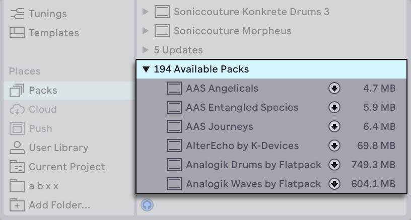Working with the Browser — Ableton Reference Manual Version 12 | Ableton