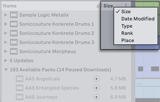 Working with the Browser — Ableton Reference Manual Version 12 | Ableton