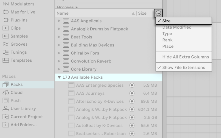 Working with the Browser — Ableton Reference Manual Version 12 | Ableton