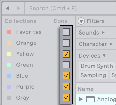 Working with the Browser — Ableton Reference Manual Version 12 | Ableton