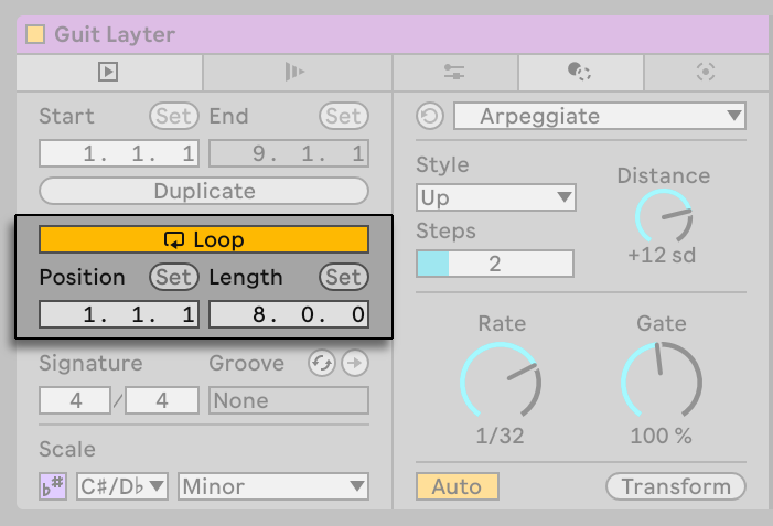 Clip View — Ableton Reference Manual Version 12 | Ableton