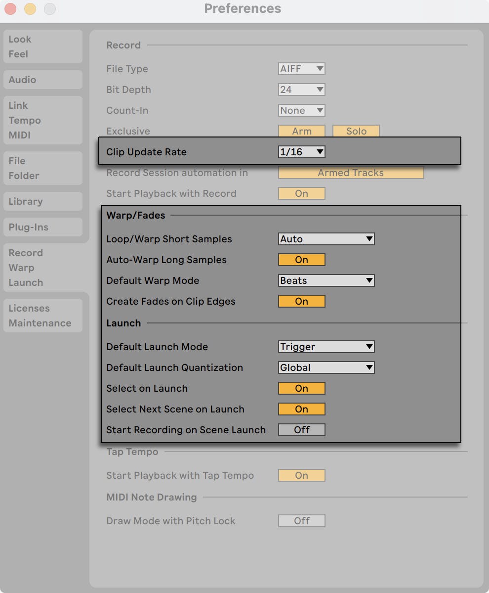 Clip View — Ableton Reference Manual Version 12 | Ableton