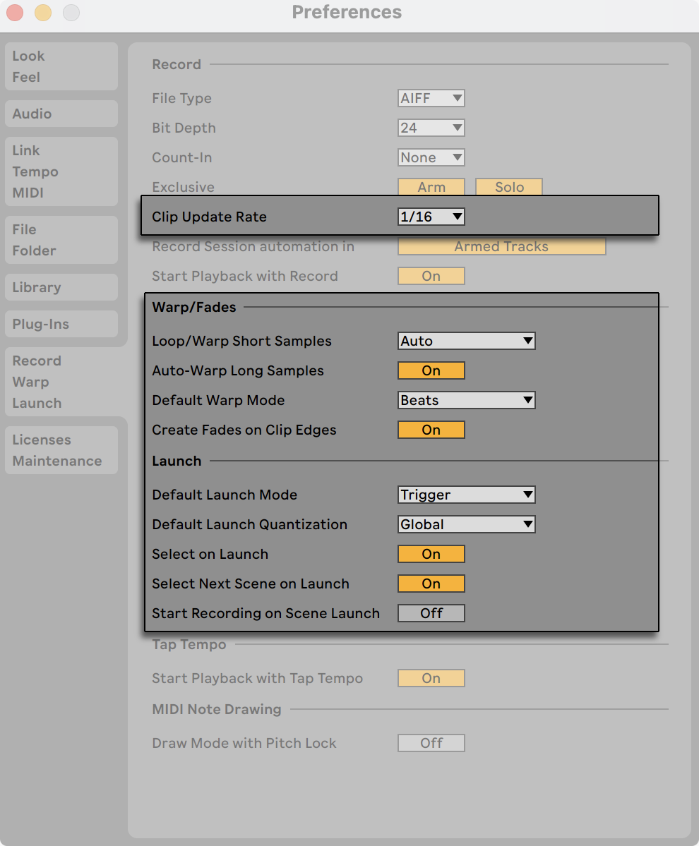Clip View — Ableton Reference Manual Version 12 | Ableton