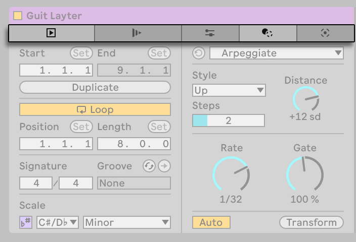 Clip View — Ableton Reference Manual Version 12 | Ableton