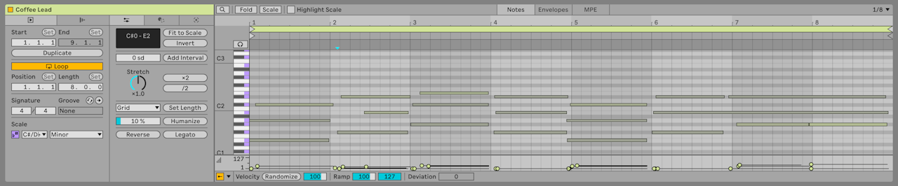 Clip View — Ableton Reference Manual Version 12 | Ableton