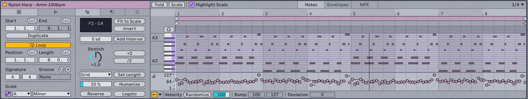 Clip View — Ableton Reference Manual Version 12 | Ableton