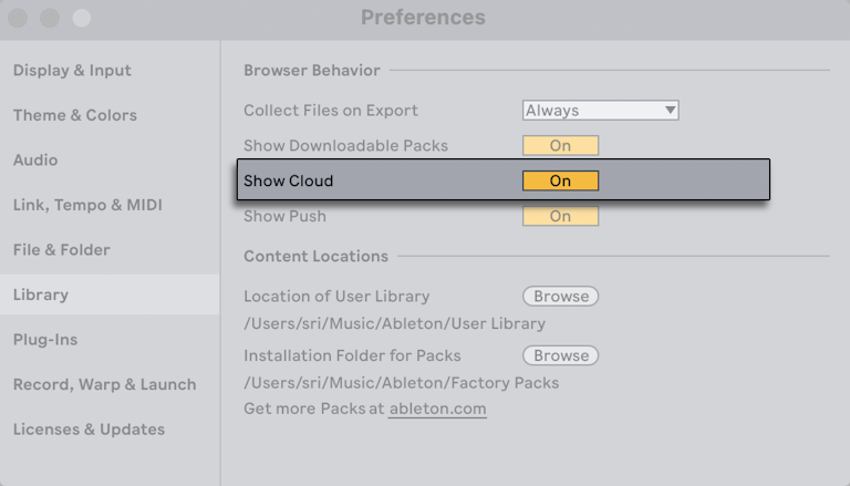 Working With The Browser — Ableton Reference Manual Version 12 Ableton
