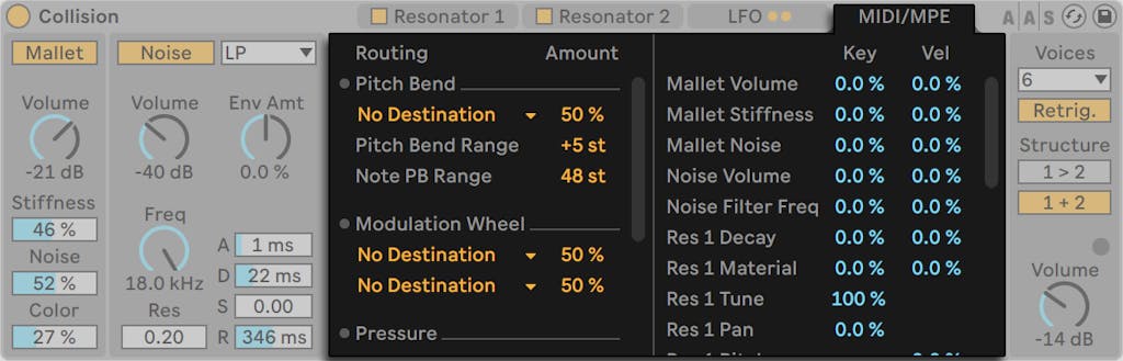 Live Instrument Reference — Ableton Reference Manual Version 12 | Ableton