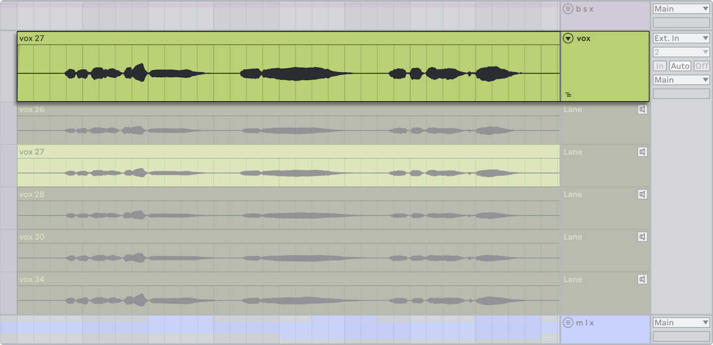 Comping — Ableton Reference Manual Version 12 | Ableton