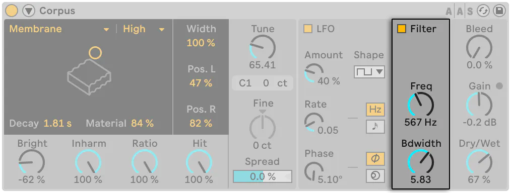 Live Audio Effect Reference — Ableton Reference Manual Version 12 | Ableton