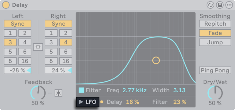 Live Audio Effect Reference — Ableton Reference Manual Version 12 | Ableton