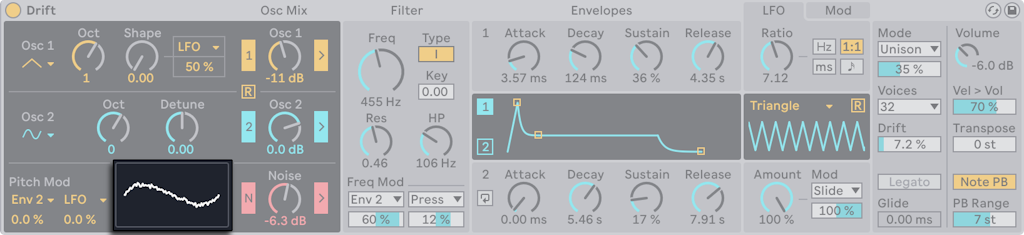 Live Instrument Reference — Ableton Reference Manual Version 12 | Ableton