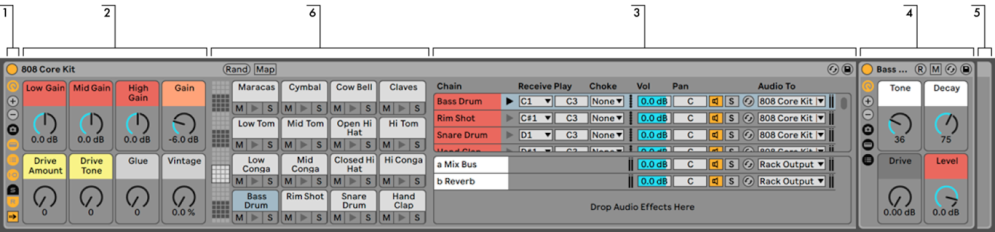 Instrument, Drum and Effect Racks — Ableton Reference Manual Version 12 | Ableton