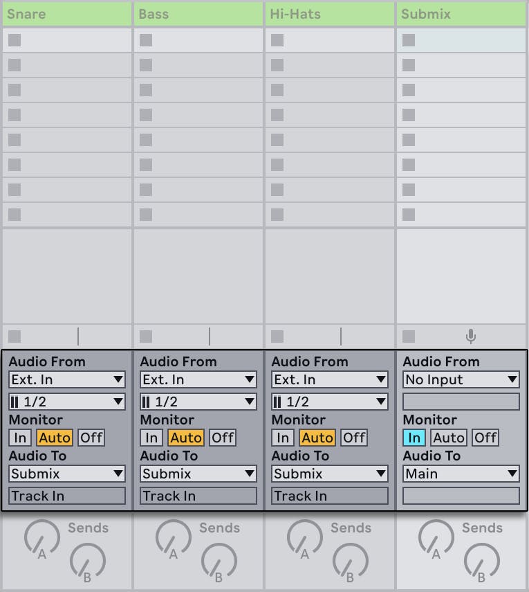 Routing and I/O — Ableton Reference Manual Version 12 | Ableton