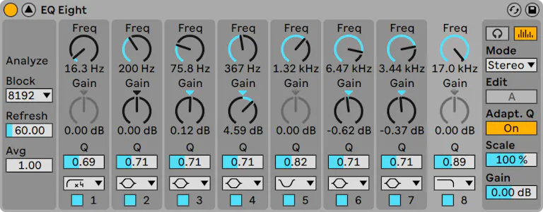 Live Audio Effect Reference — Ableton Reference Manual Version 12 | Ableton