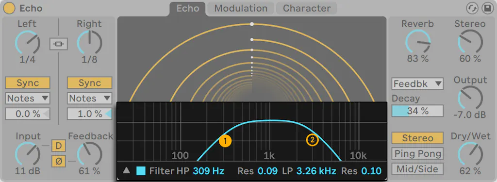 Live Audio Effect Reference — Ableton Reference Manual Version 12 | Ableton