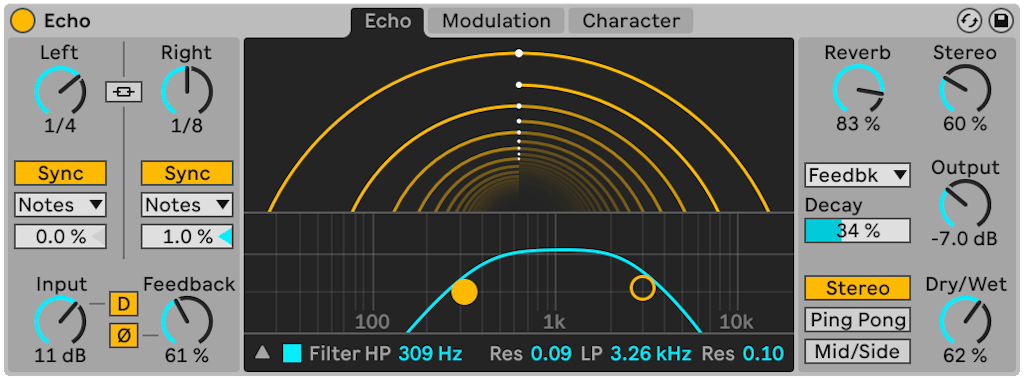 Live Audio Effect Reference — Ableton Reference Manual Version 12 | Ableton