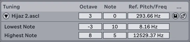 Using Tuning Systems — Ableton Reference Manual Version 12 | Ableton