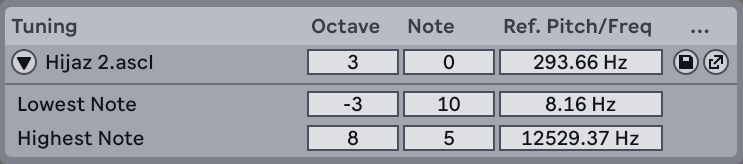 Using Tuning Systems — Ableton Reference Manual Version 12 | Ableton